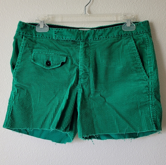 Tommy Hilfiger | Shorts | Tommy Hilfiger Green Corduroy Cut Offs Shorts ...